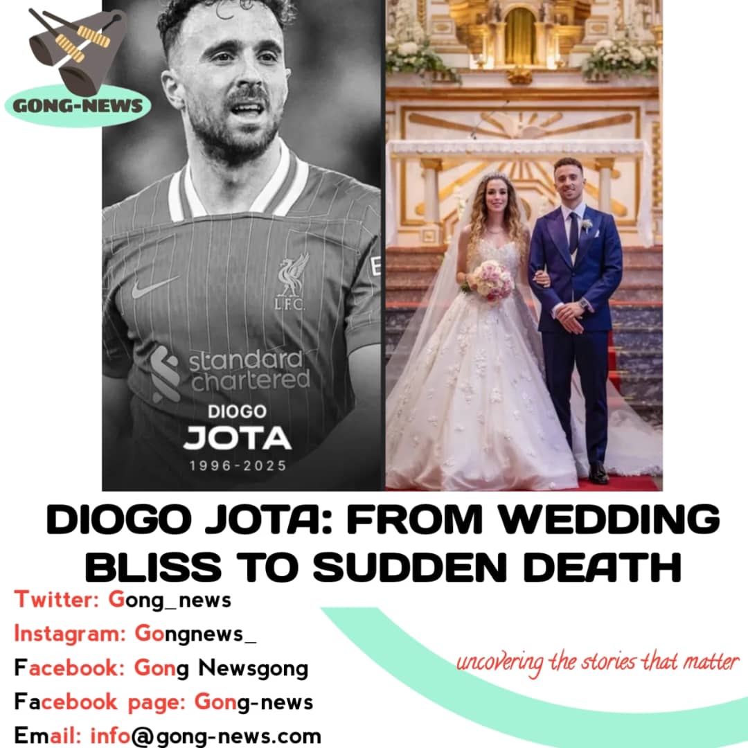 Diogo Jota: From Wedding Bliss to Sudden Death - Gong-News